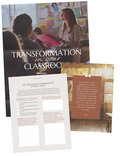 Transformation in Your Classroom Workbook - TeachBeyond